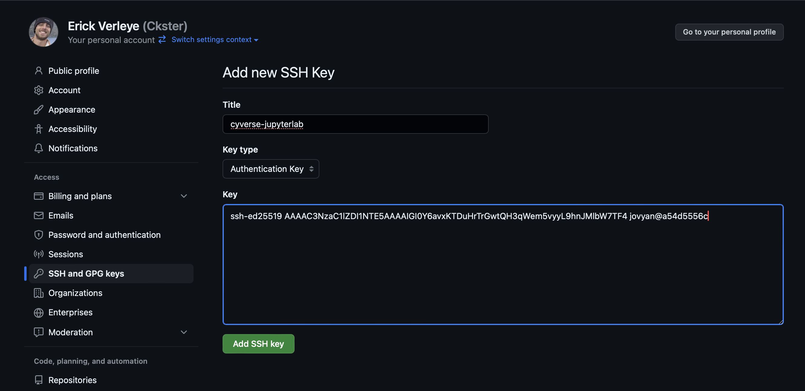 Cyverse basics - courtney training repo